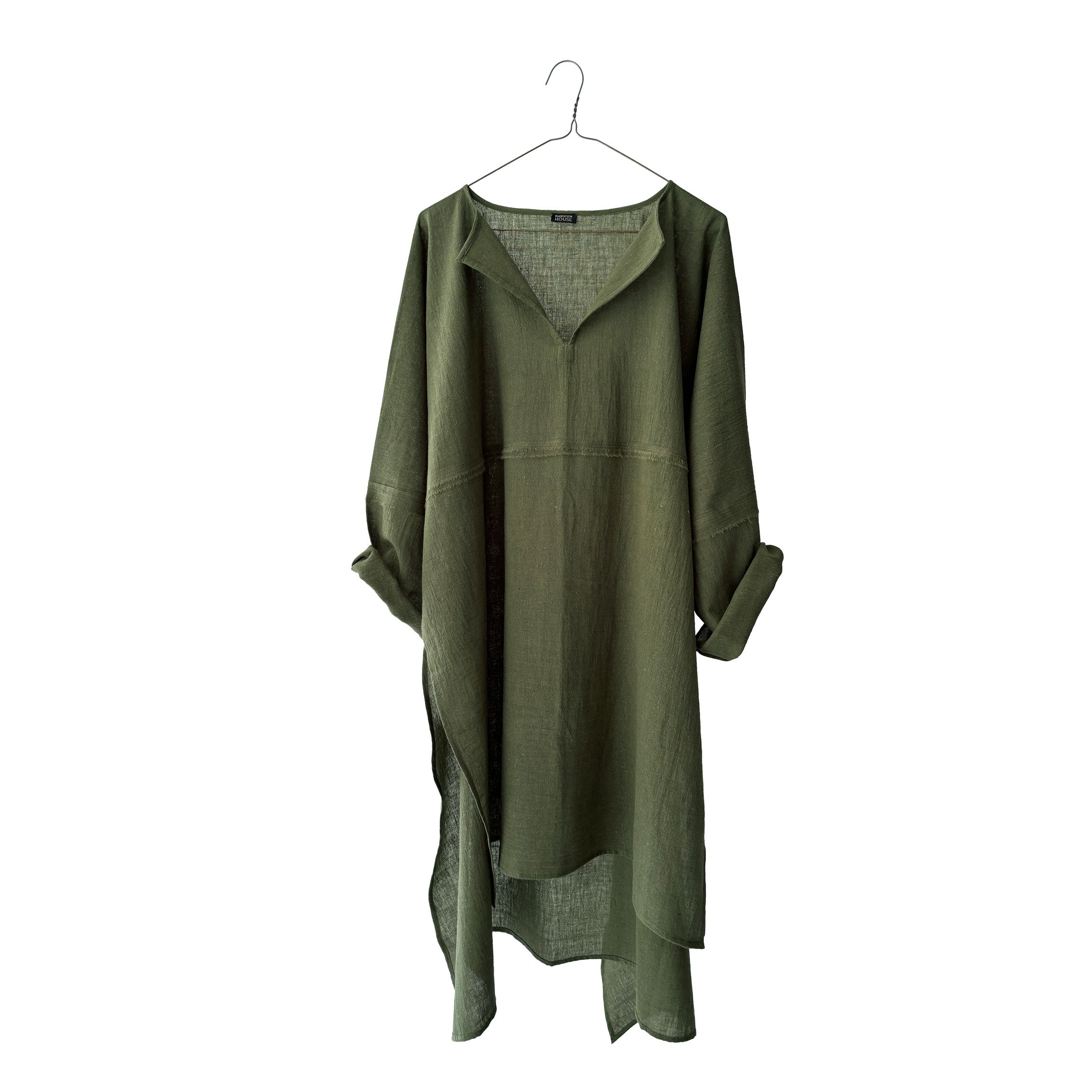 Cotton Semi-Sheer Up&Down Long Smock – Plantation House